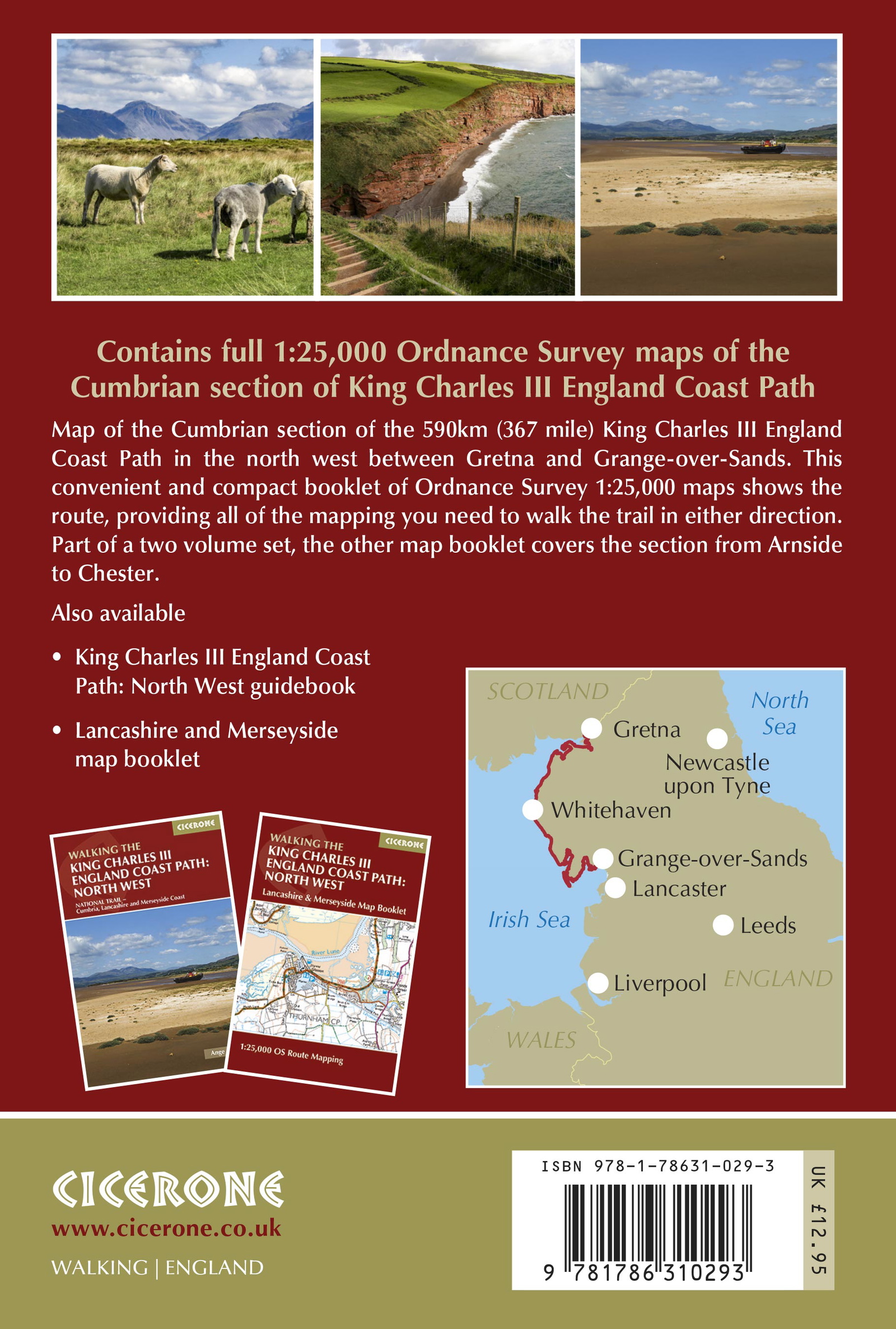 KCIII England Coast Path Map Booklet: Cumbria… | Cicerone Press