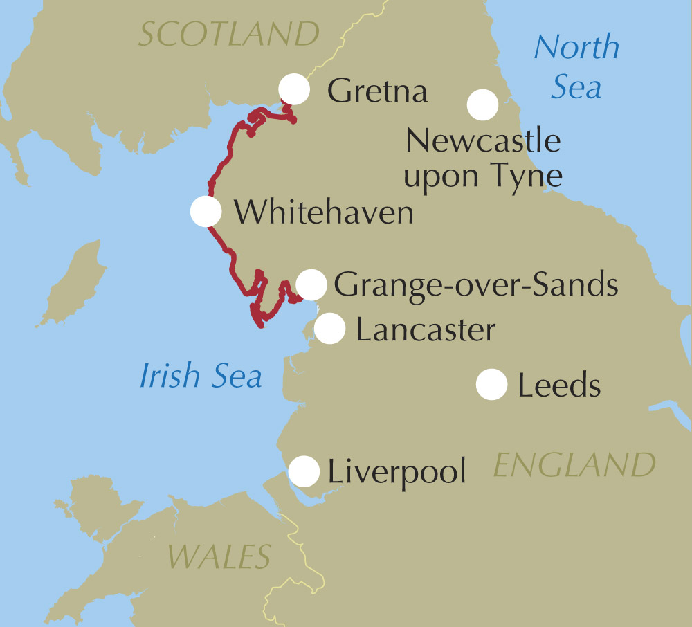 KCIII England Coast Path Map Booklet: Cumbria… | Cicerone Press