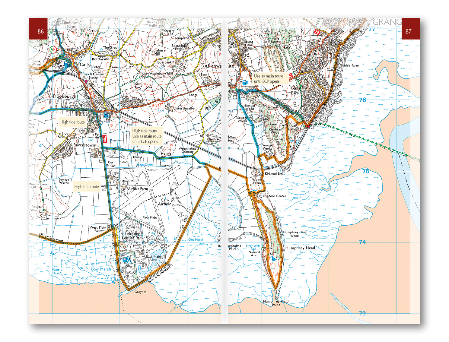 KCIII England Coast Path Map Booklet: Cumbria… | Cicerone Press