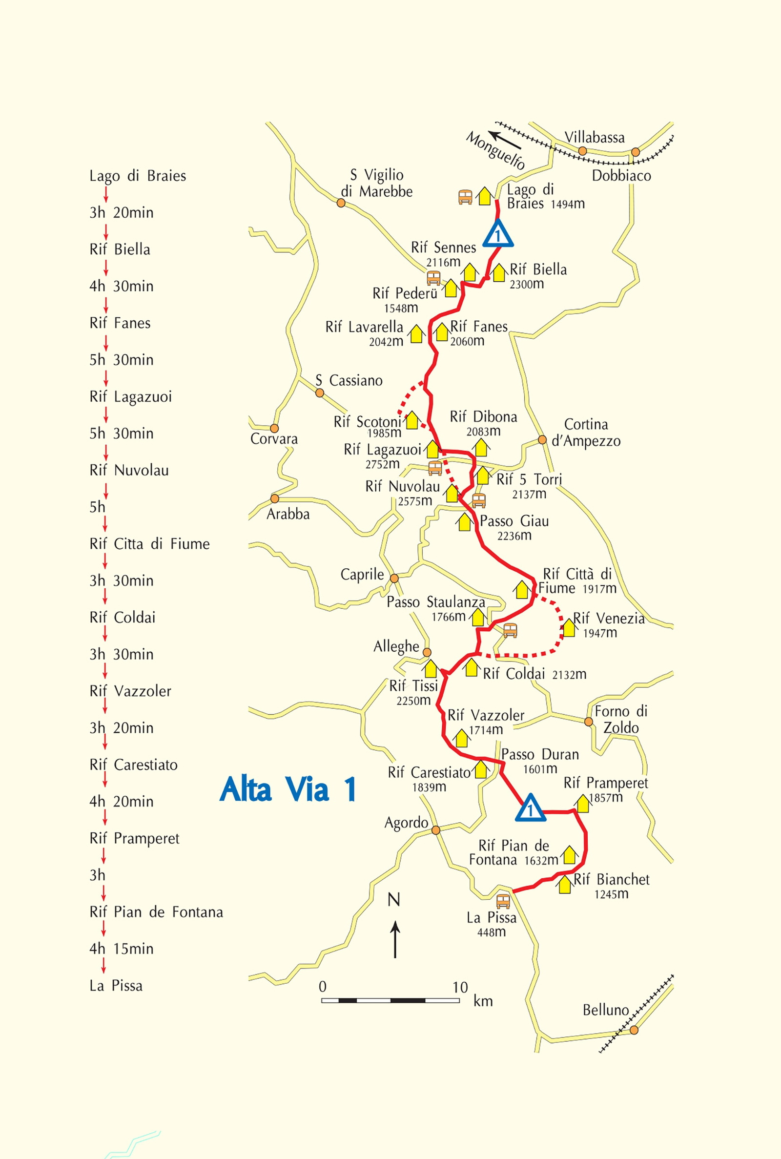 Alta Via 1 Guidebook: Trekking in the Dolomites with… | Cicerone Press