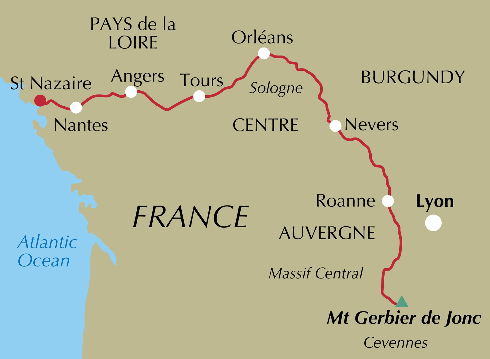 The River Loire Cycle Route: 1061km from the Massif… | Cicerone Press