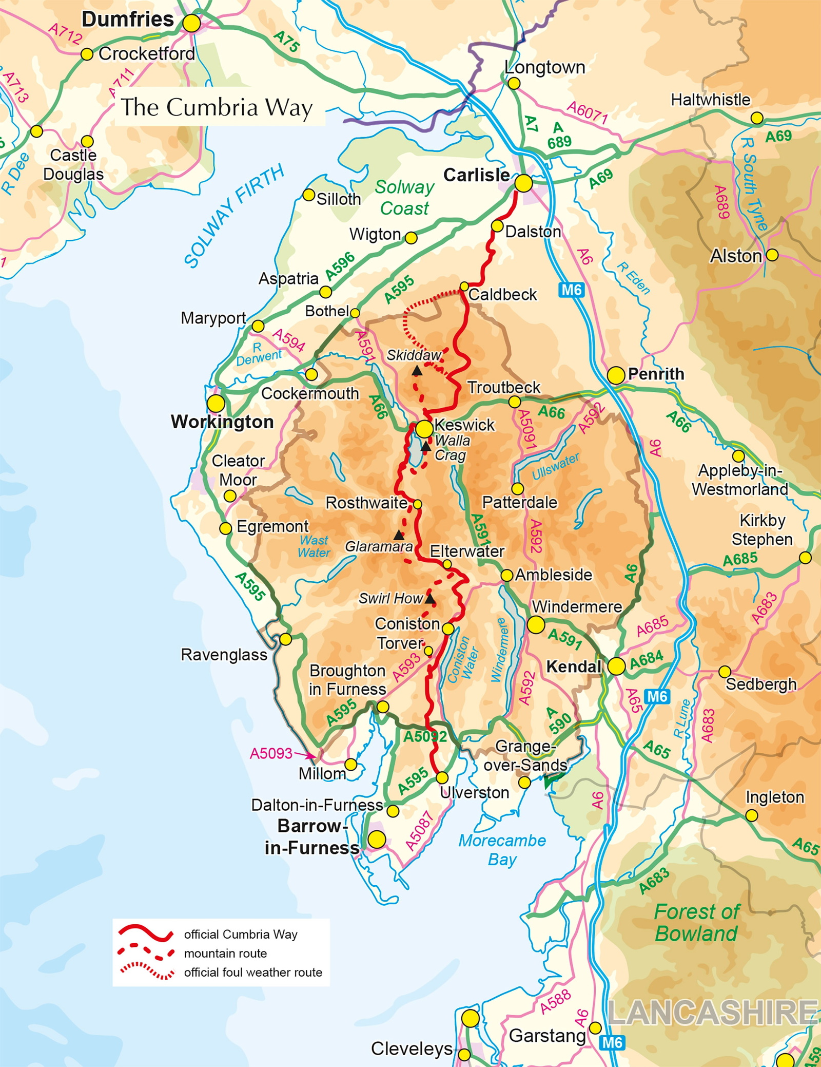 Walking the Cumbria Way Guidebook | Long-Distance… | Cicerone Press