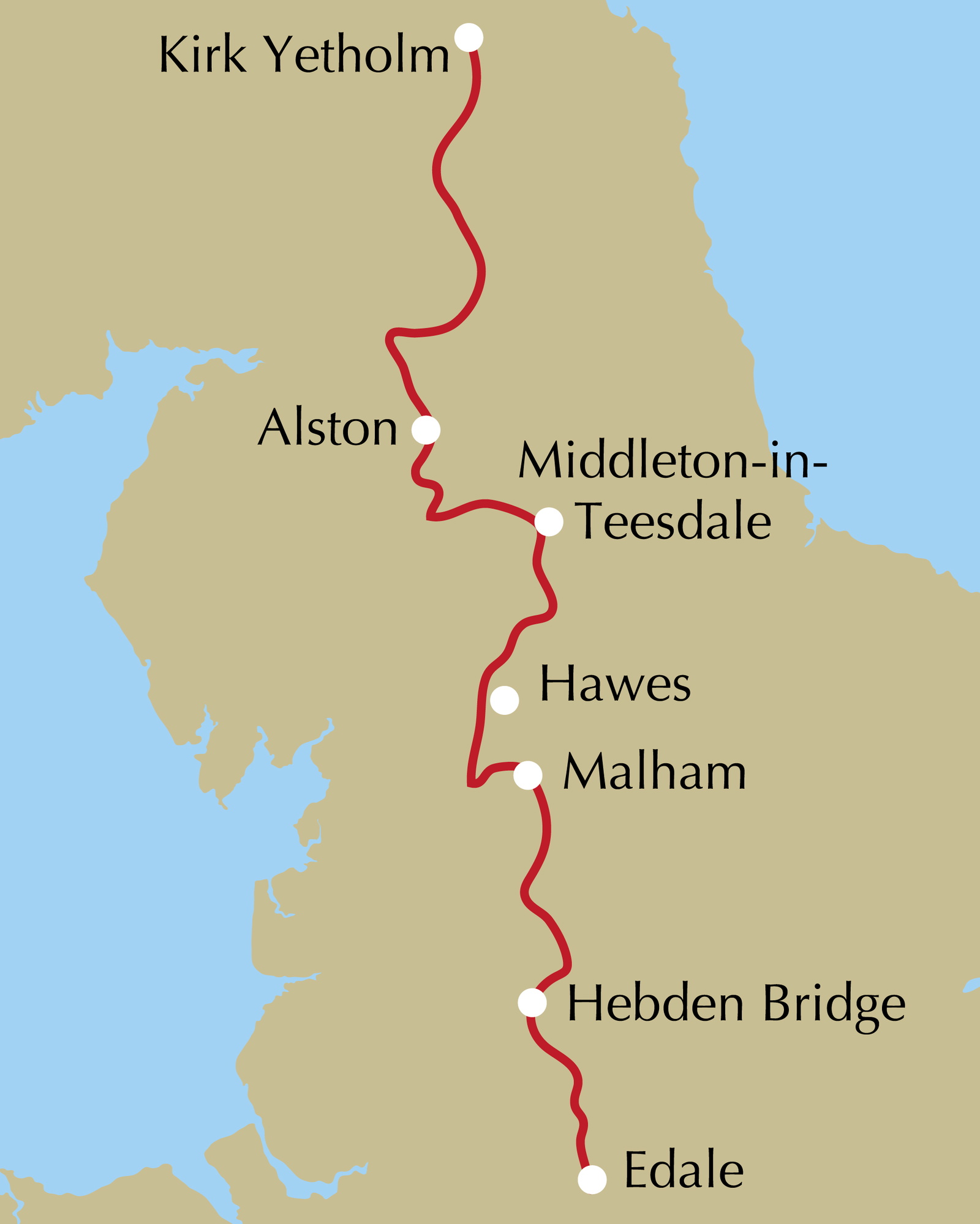 Pennine Way National Trail | OS map booklet | Cicerone Press