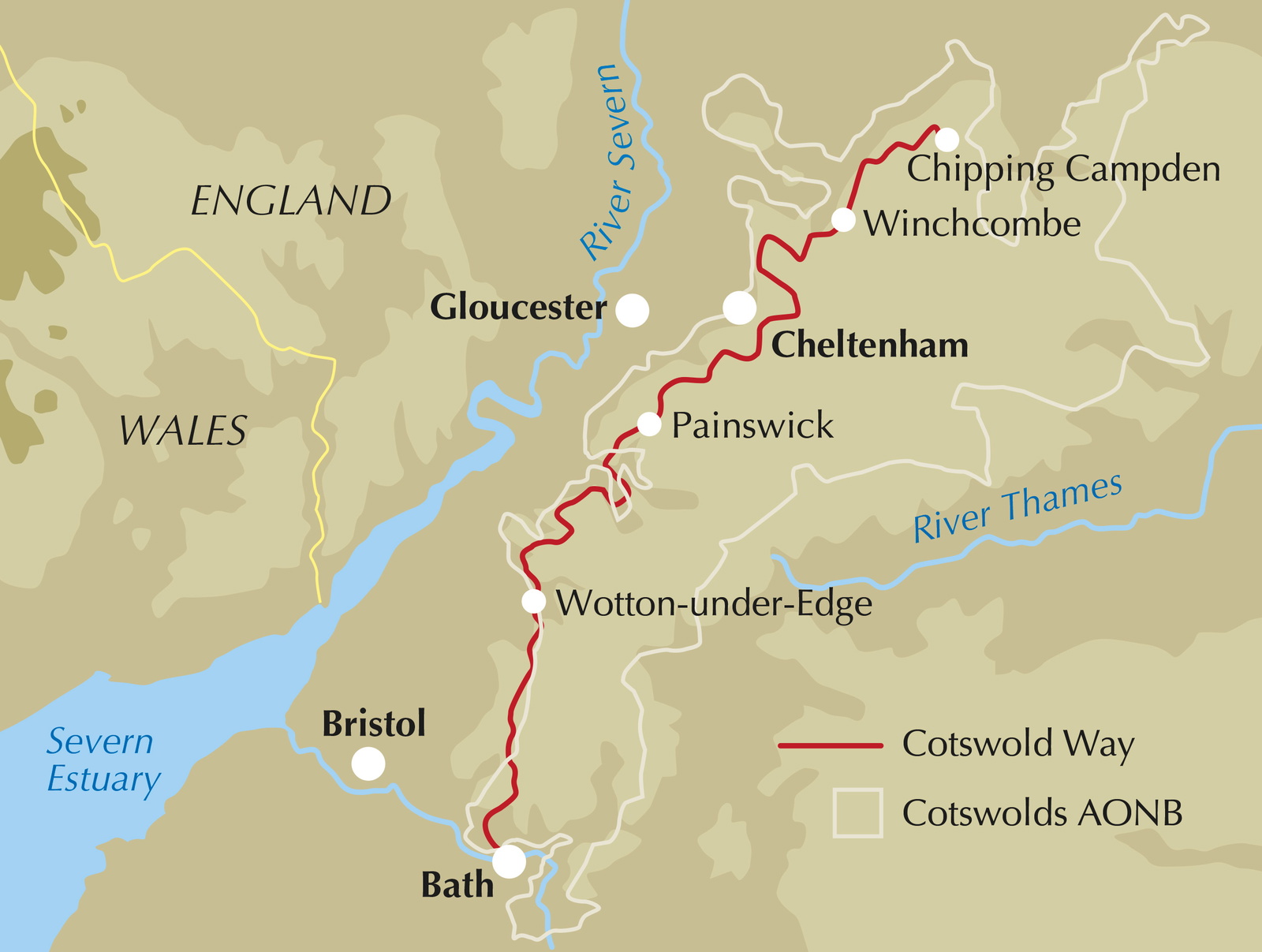 The Cotswold Way | National Trail Guidebook | OS Maps | Cicerone Press