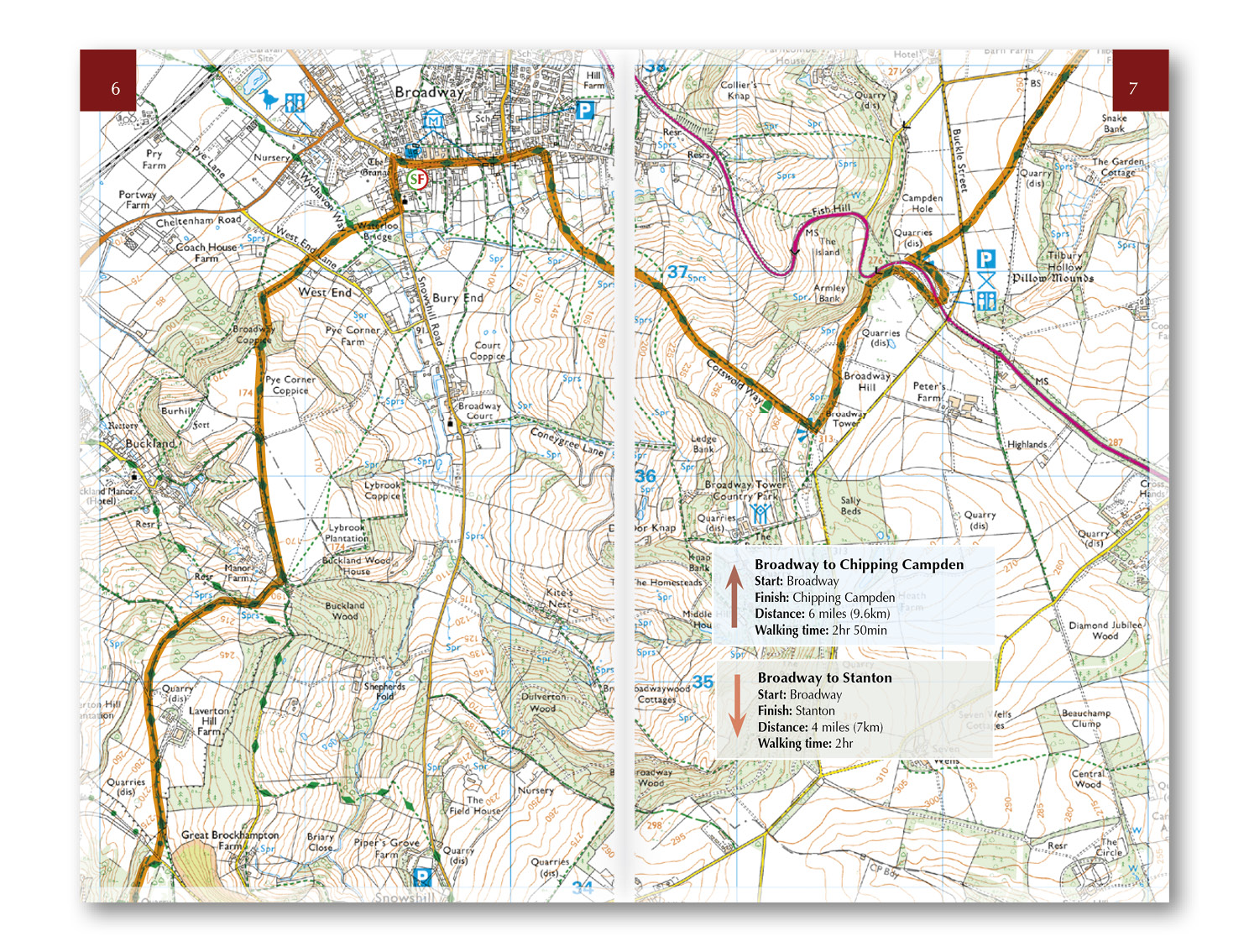 Cotswold Way National Trail OS map booklet | Cicerone Press