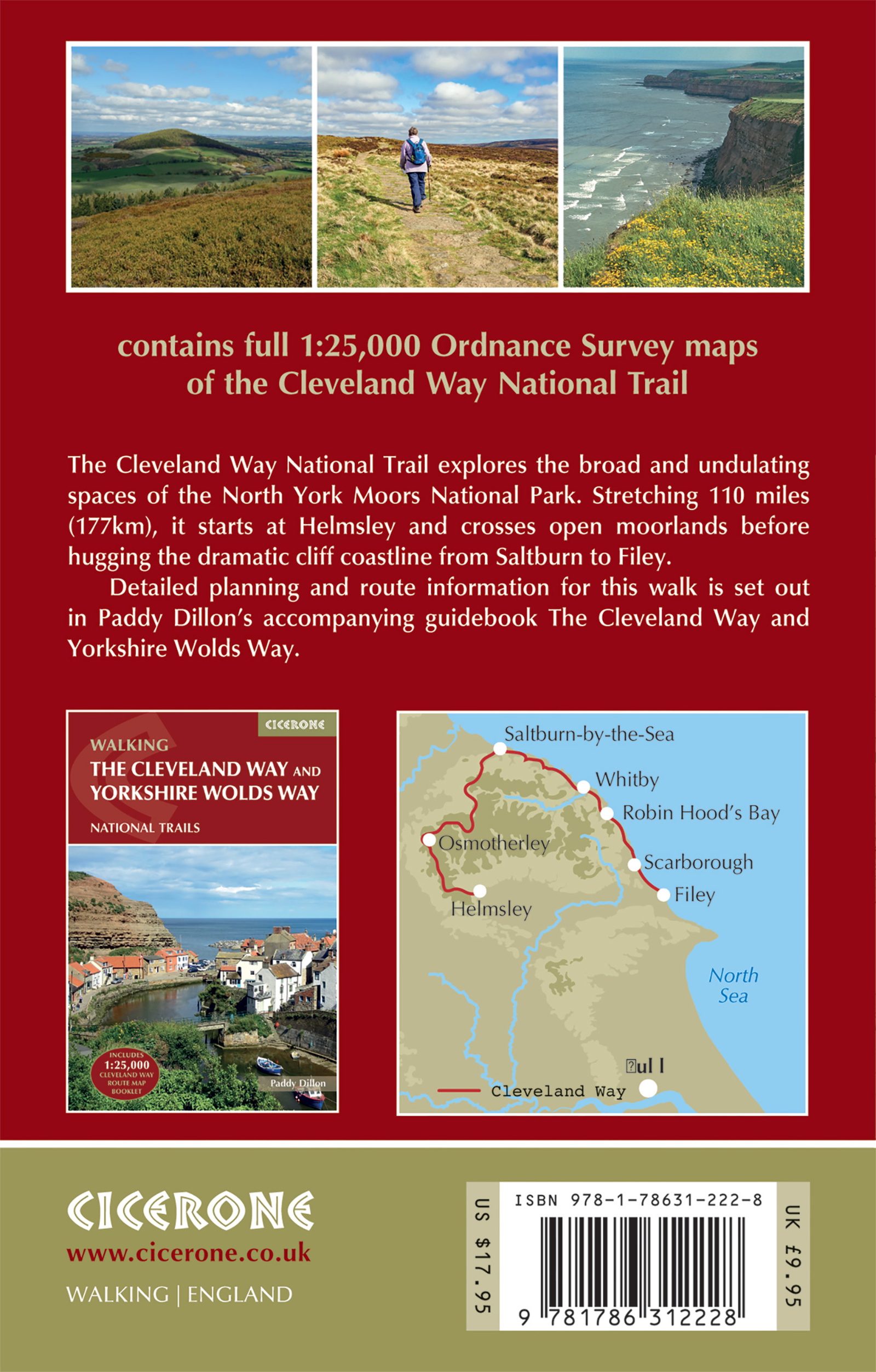 The Cleveland Way Map Booklet | Complete OS Maps for… | Cicerone Press